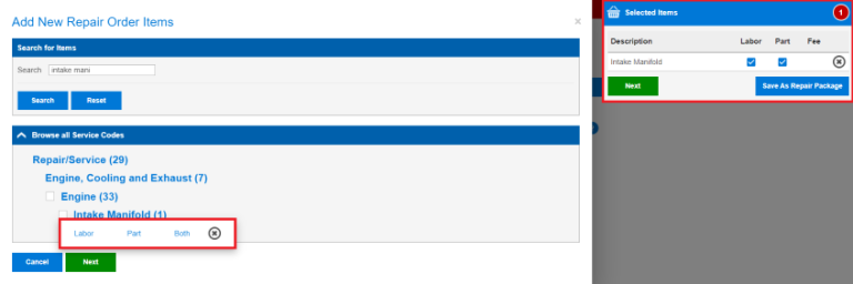 Repair Orders | Auto Integrate