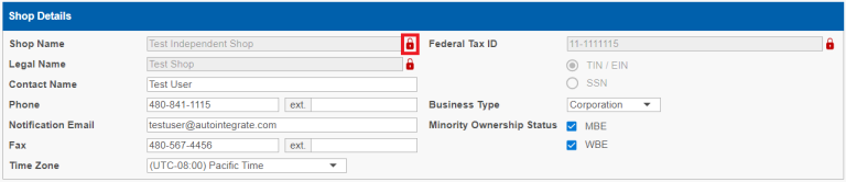 Shop Profile | Auto Integrate